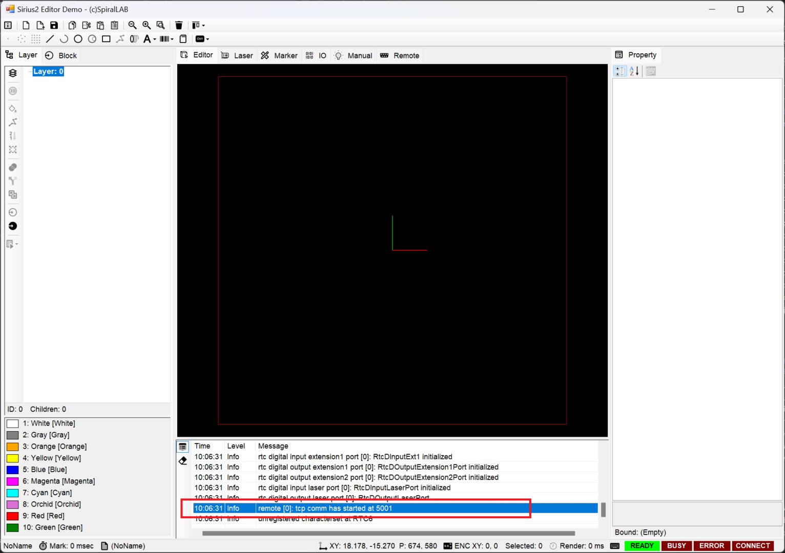 REMOTE 통신 사용법 - SPIRALLAB